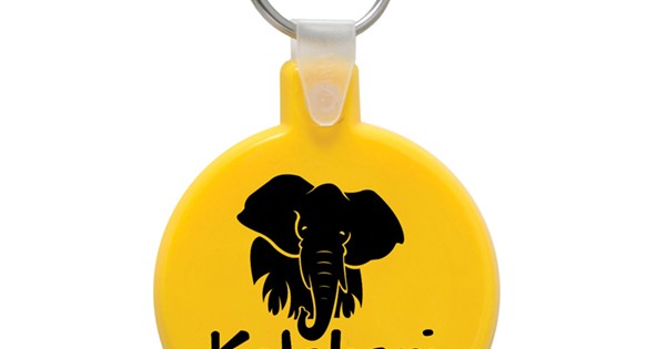 Custom Logo Round - Soft squeezable key tags. Round Shape - CLK5485