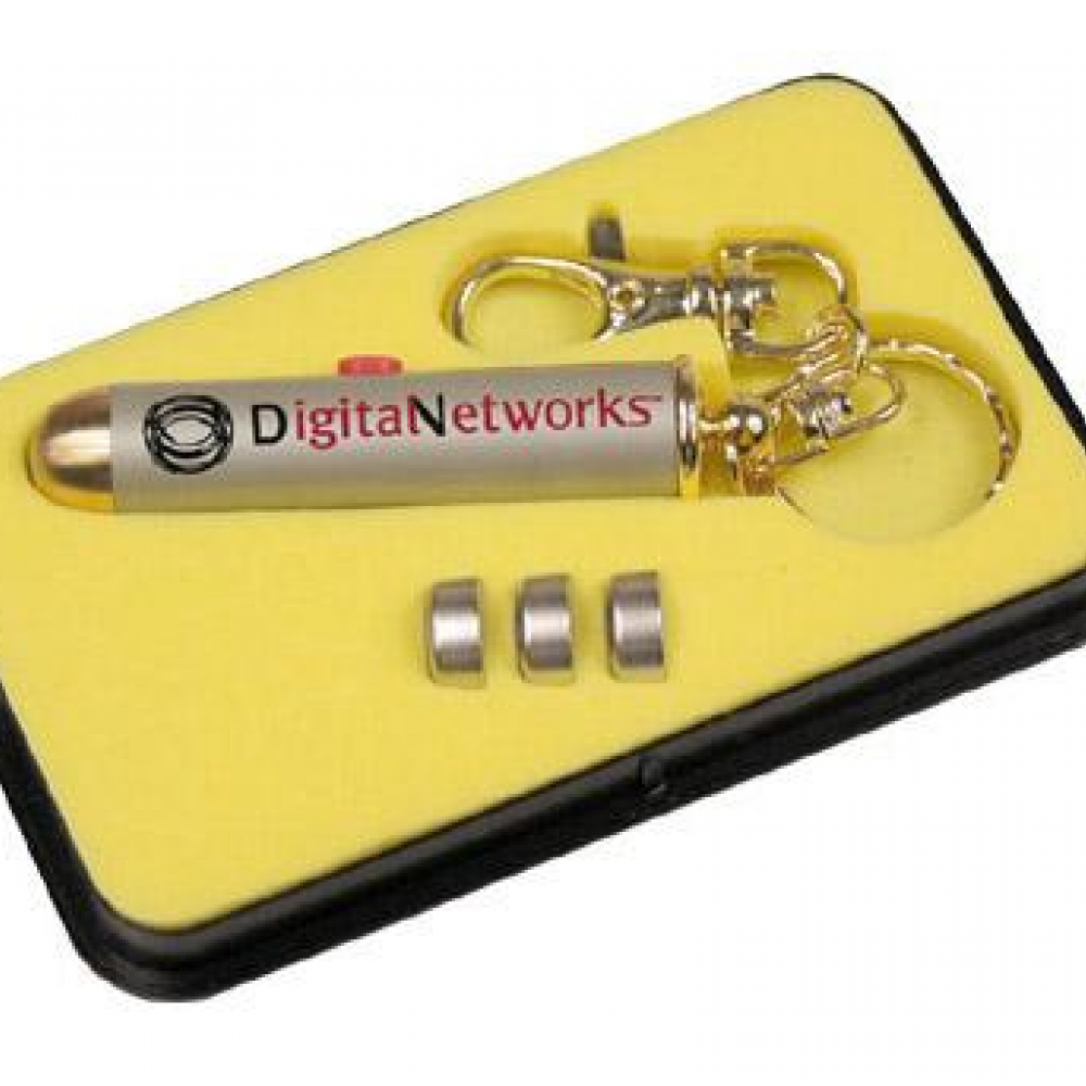 Custom Logo SLaser Light Key Ring