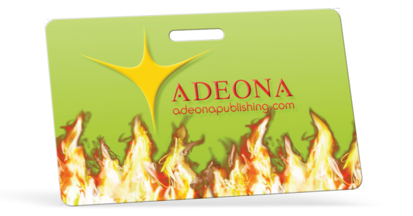 Custom Logo Rectangle Digital Full Color Laminated Plastic 0.03" Thick ...