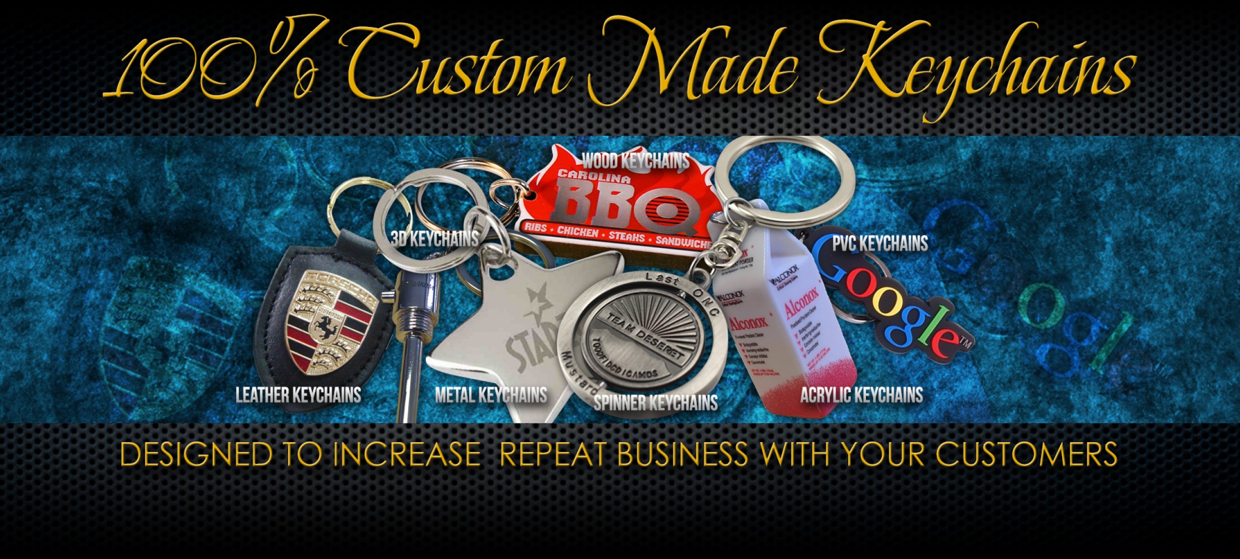 Custom Logo Keychains Made to Order - CustomLogoKeychains.com