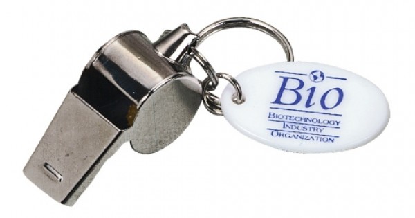 Custom Logo Key holder with metal whistle. Whistle - CLK11745