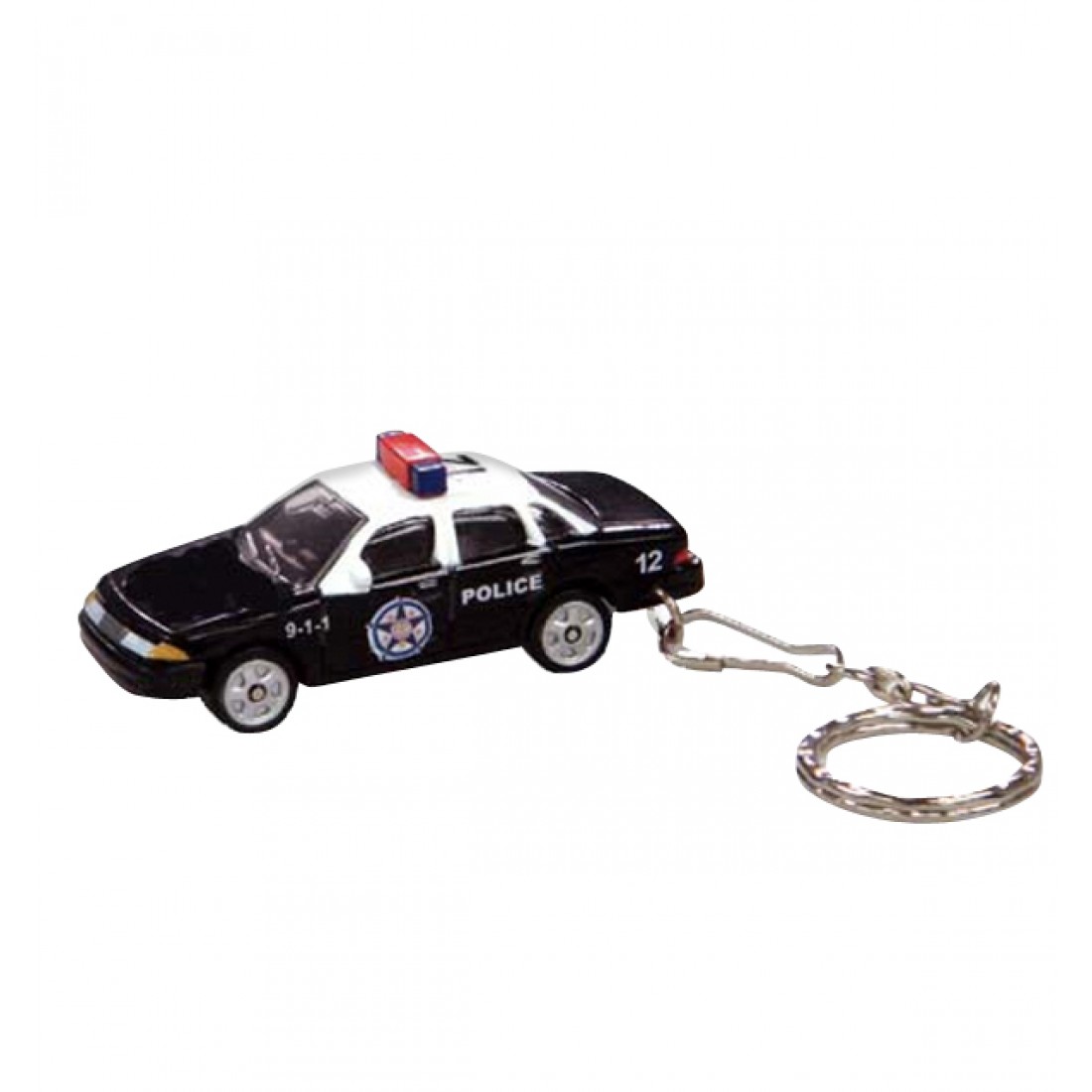 Custom Logo Die cast 1:60 scale miniature police car key chain. Car ...