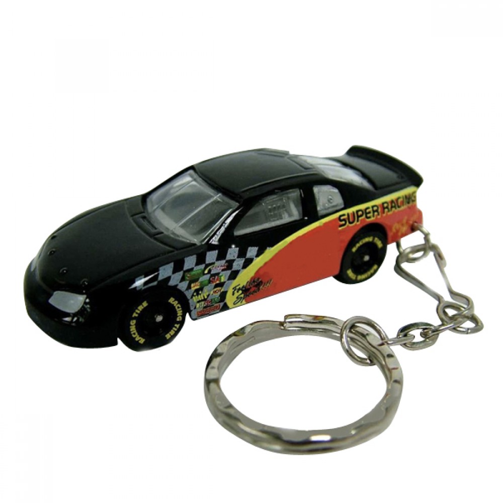 Custom Logo Nascar style 1/64 scale die cast keychain with side racing ...