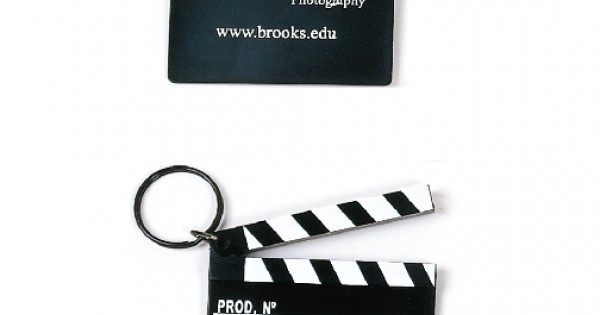 Custom Logo Clapboard Keychain