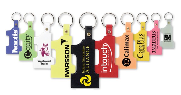 Custom Logo Number 1 Tag Keychain